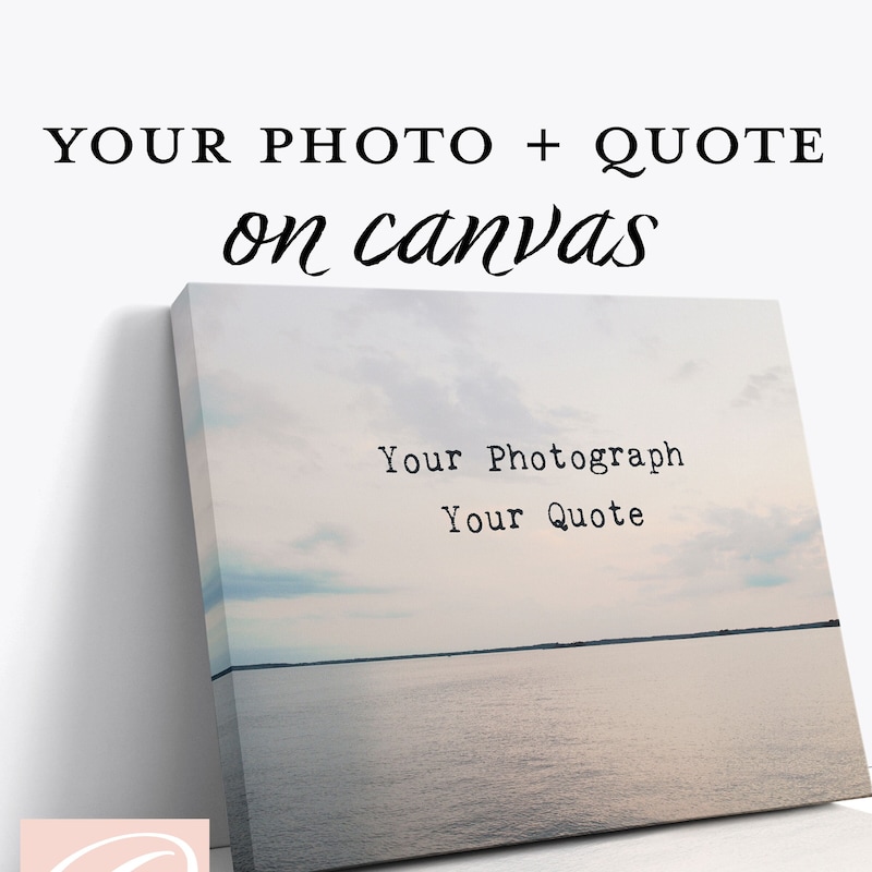 Custom Canvas Quote - Etsy