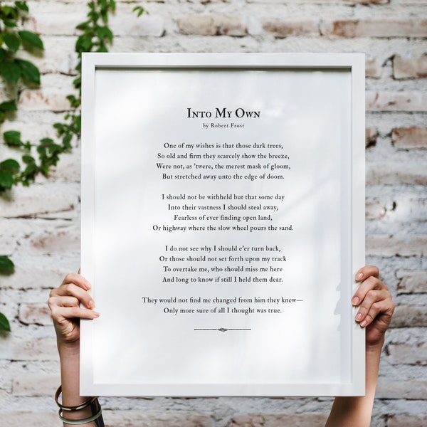 Robert Frost - Etsy