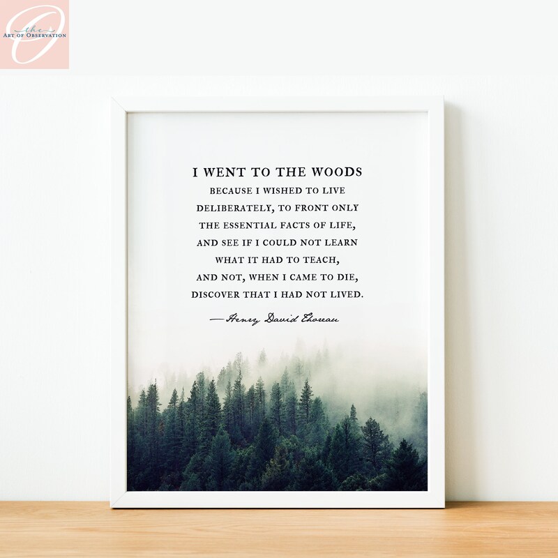 Henry David Thoreau - Etsy