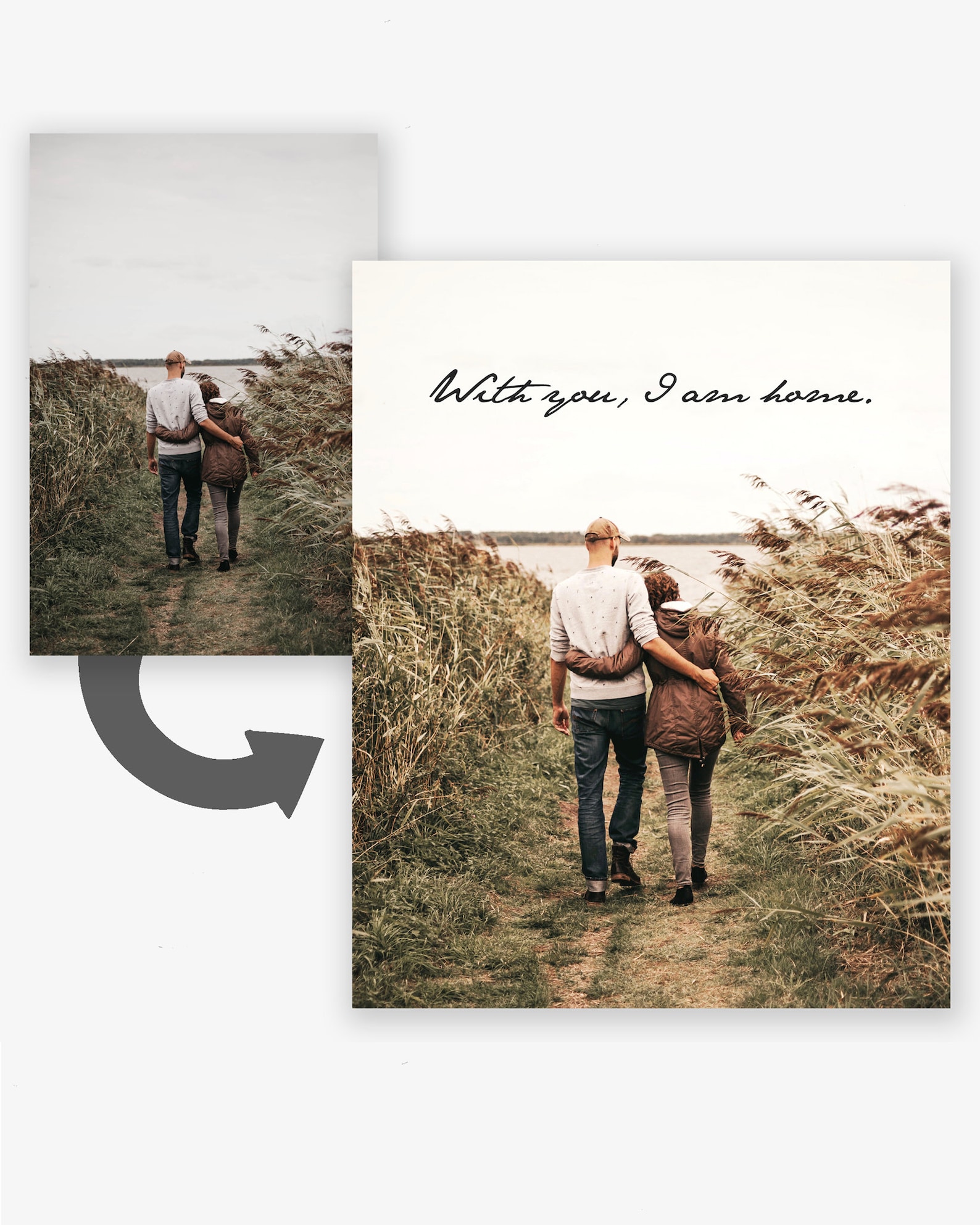 Personalized Photo Gift Custom Quote Wall Art Print With Your - Etsy