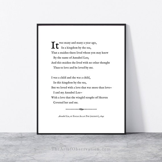 Edgar Allan Poe Annabel Lee Quotes Annabel Lee – MagicalQuote