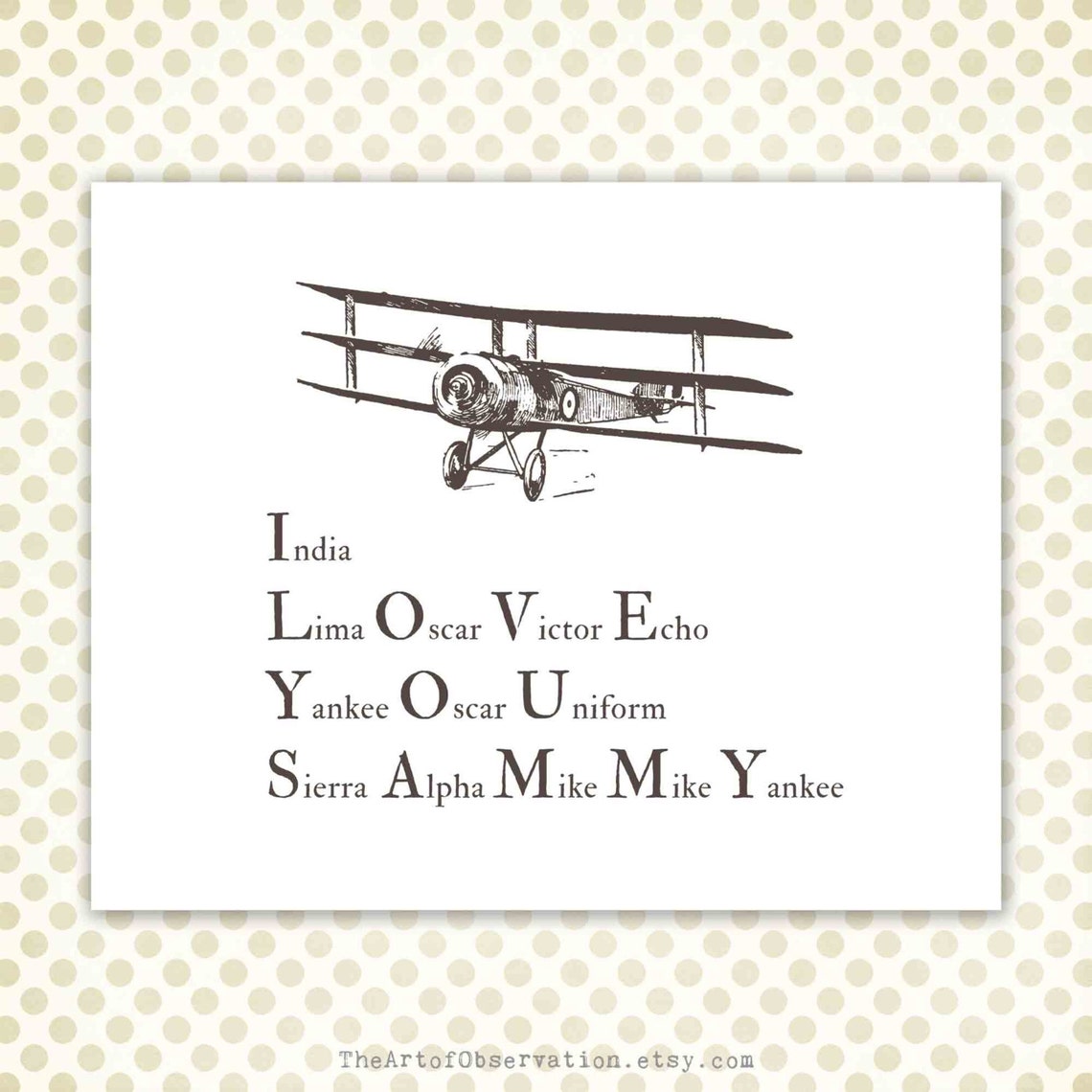 Pilot Phonetic Alphabet Wall Art Print Aviation Personalized - Etsy