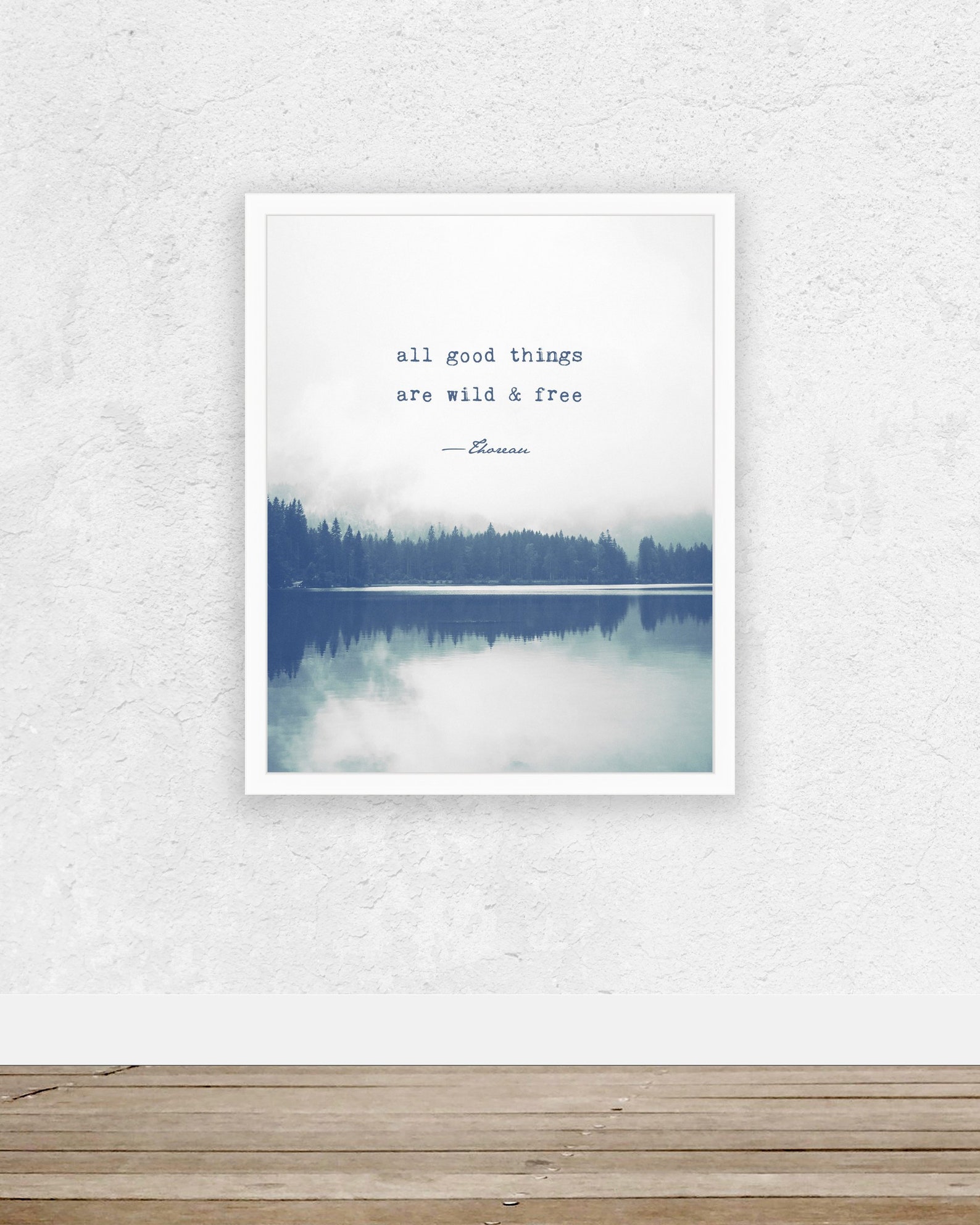 All Good Things Are Wild and Free Henry David Thoreau Quote - Etsy