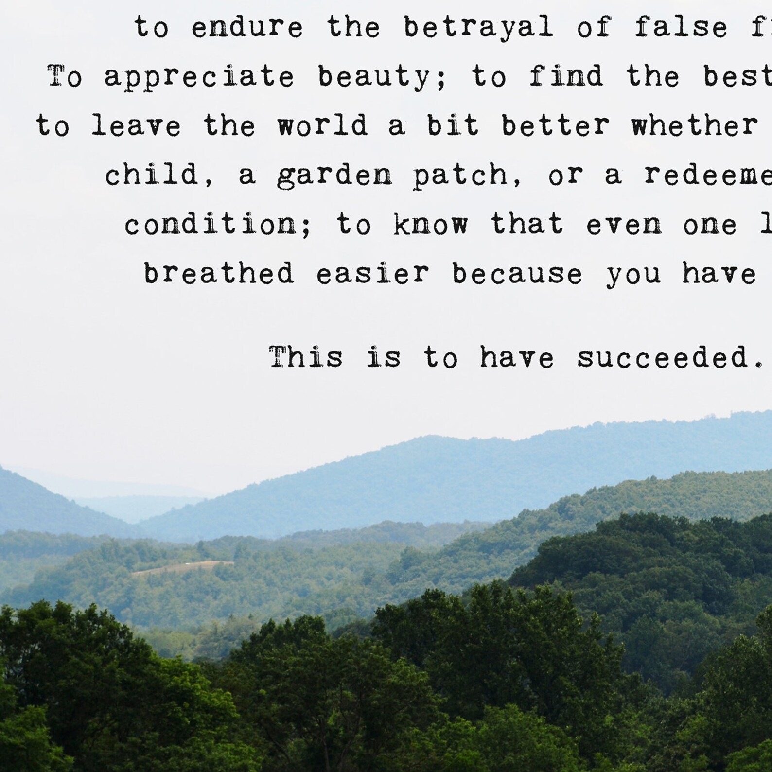 To Laugh Often and Much Wall Art Print Emerson Quote Success - Etsy