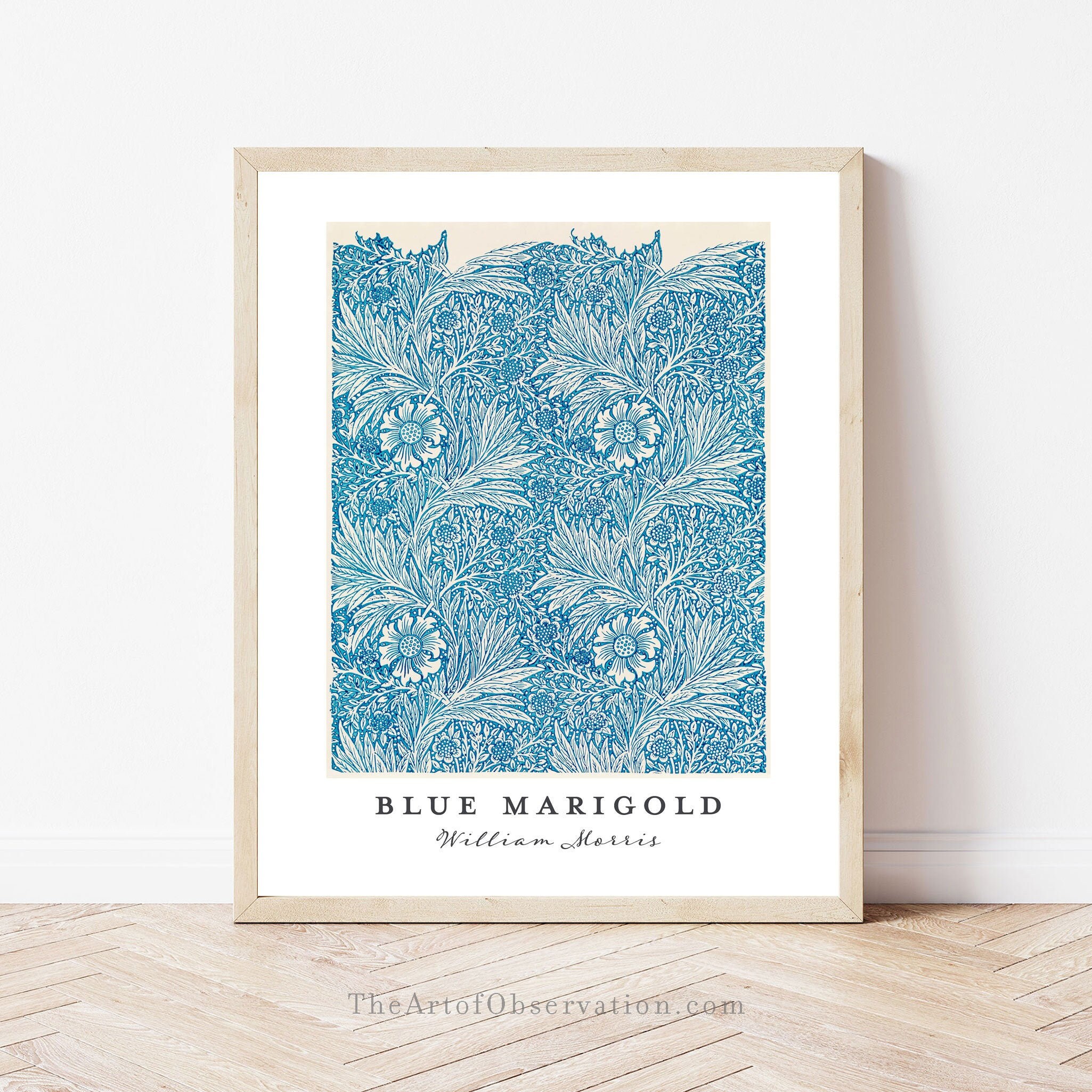 Wall Decor Exhibition Poster Poster Print of William Morris's Blue ...