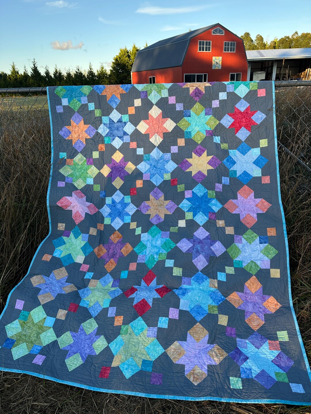 Cracka Splash - a Digital Quilt Pattern Using 10" Squares - Etsy