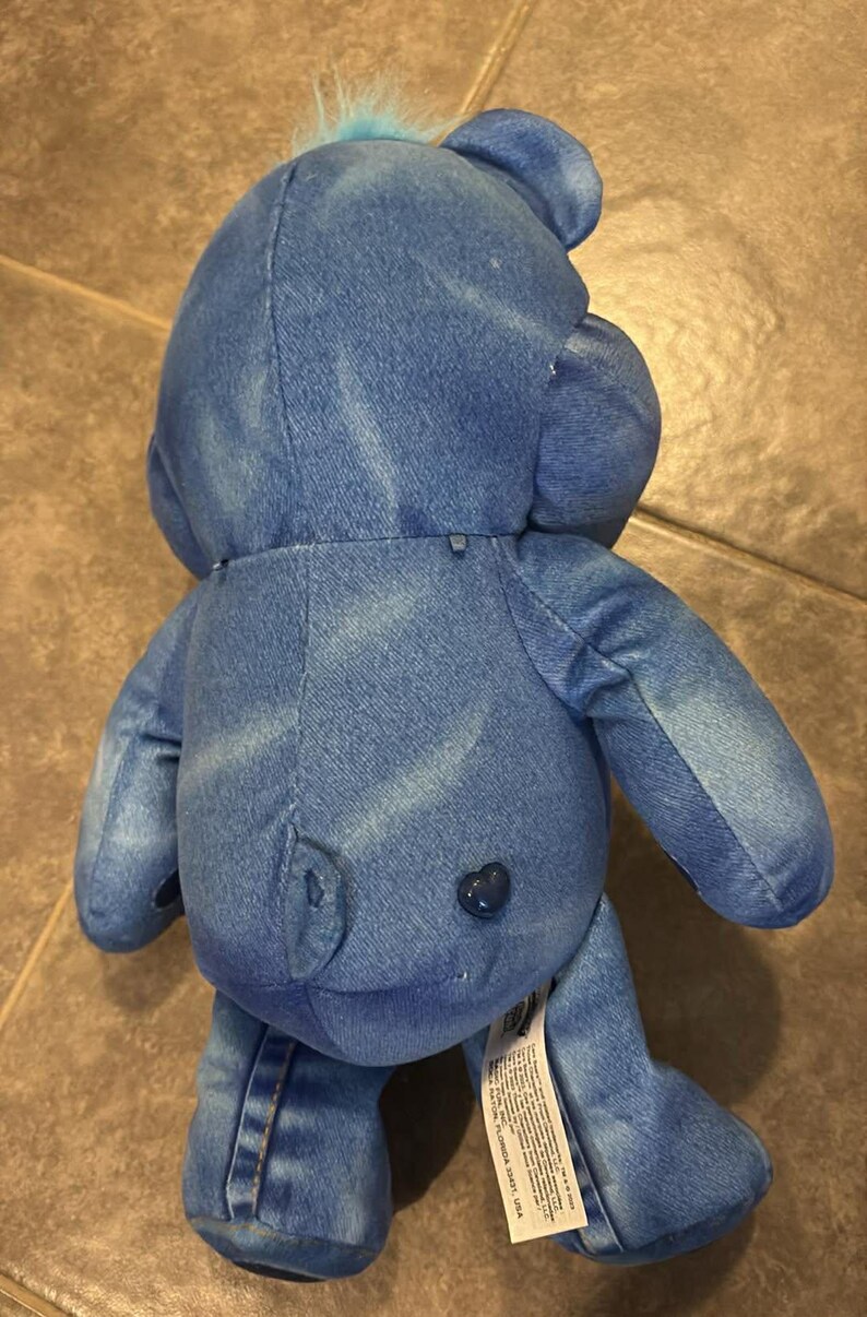 Care Bears Medium Plush Grumpy Bear Doll Denim Plush Toy 14" - Etsy