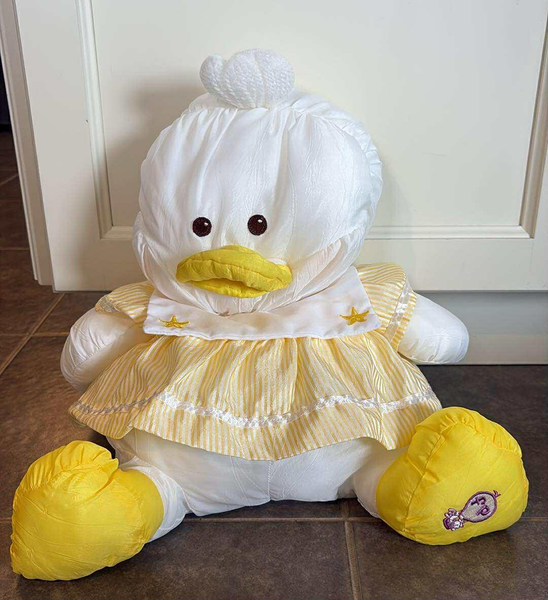 1987 Fisher Price Puffalump Duck Chick Plush Striped Sailor Dress - Etsy