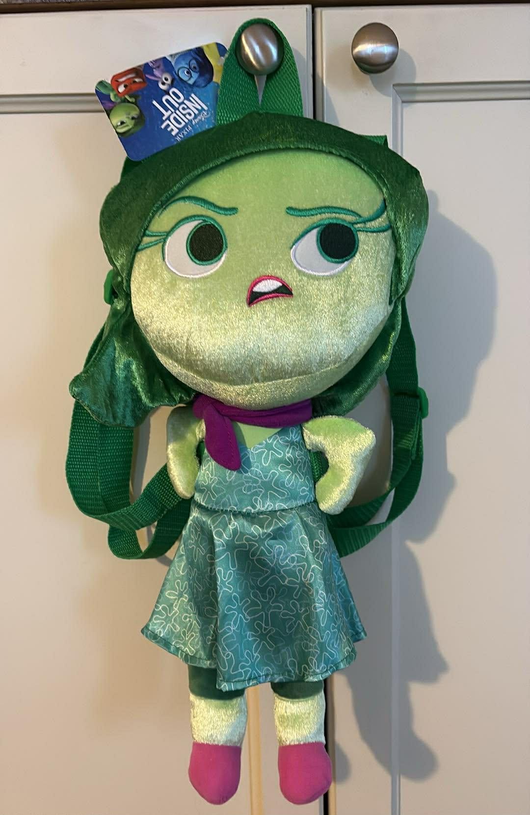 Disney Inside Out Disgust 17 Inch Plush Back Accessory - Etsy