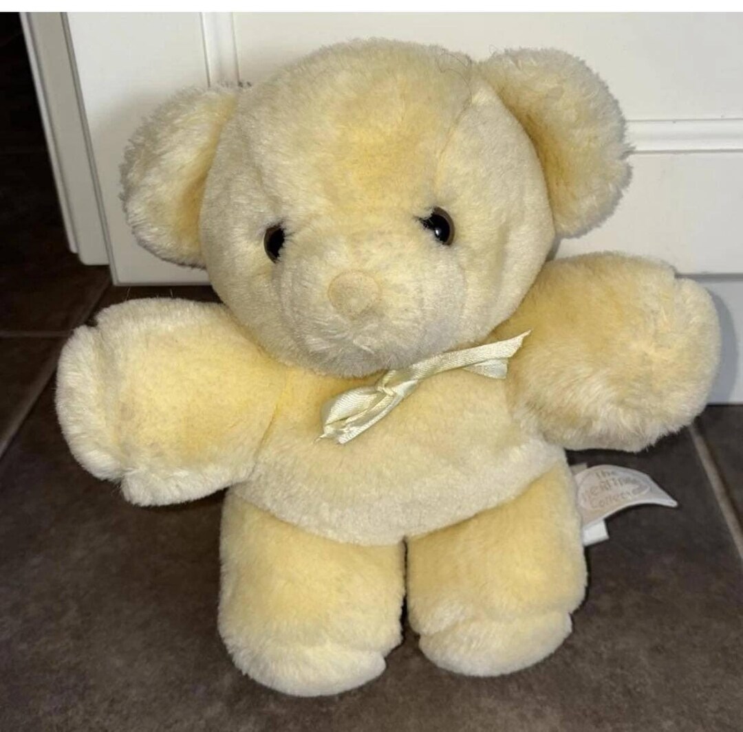 Vintage 1985 Ganz Bros Heritage Collection Yellow Bear 9" Small - Etsy