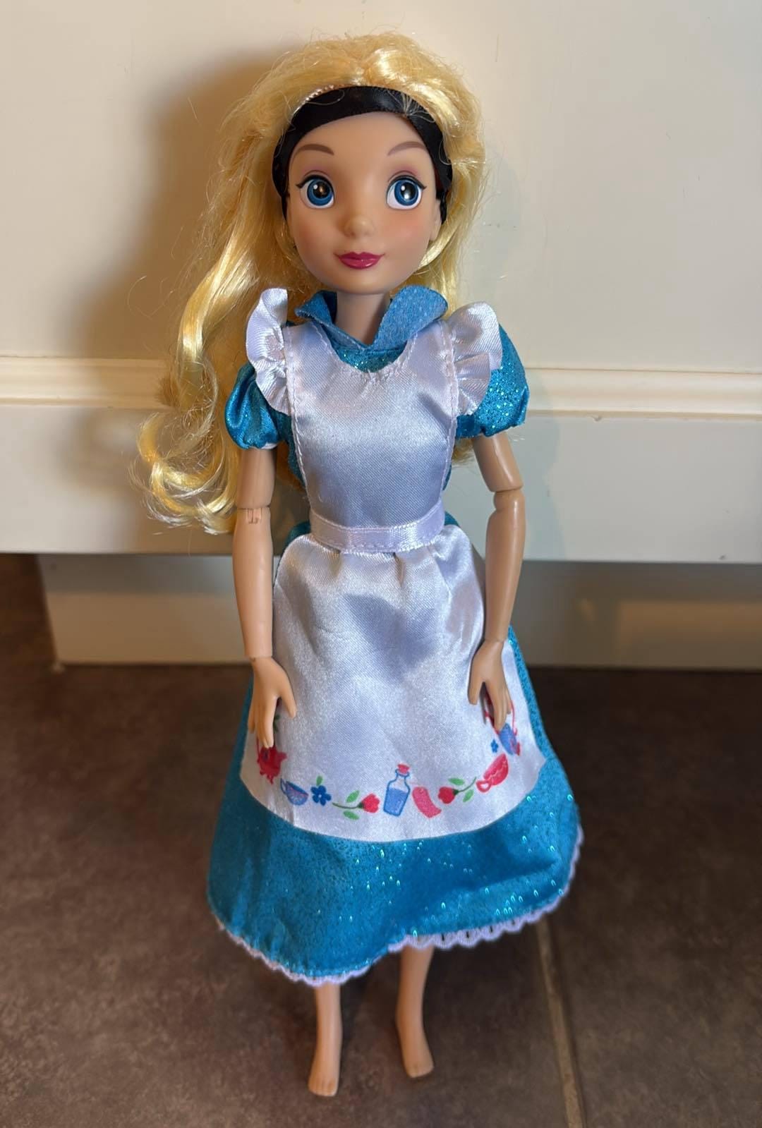 Disney Store Alice in Wonderland Classic Doll 10" Tall Blue Dress - Etsy