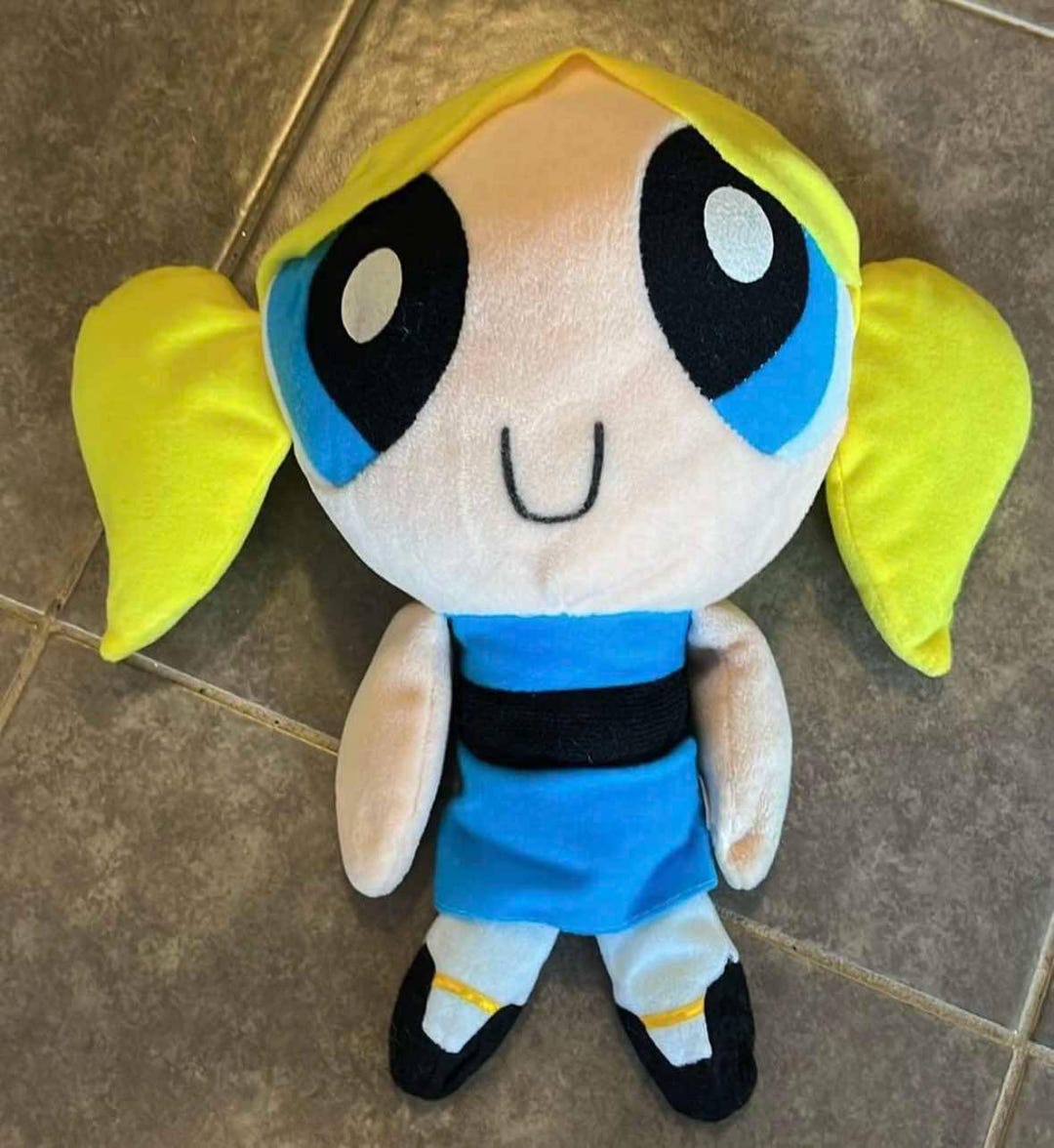 Vintage the Powerpuff Girls Bubbles Plush Toy 12" - Etsy
