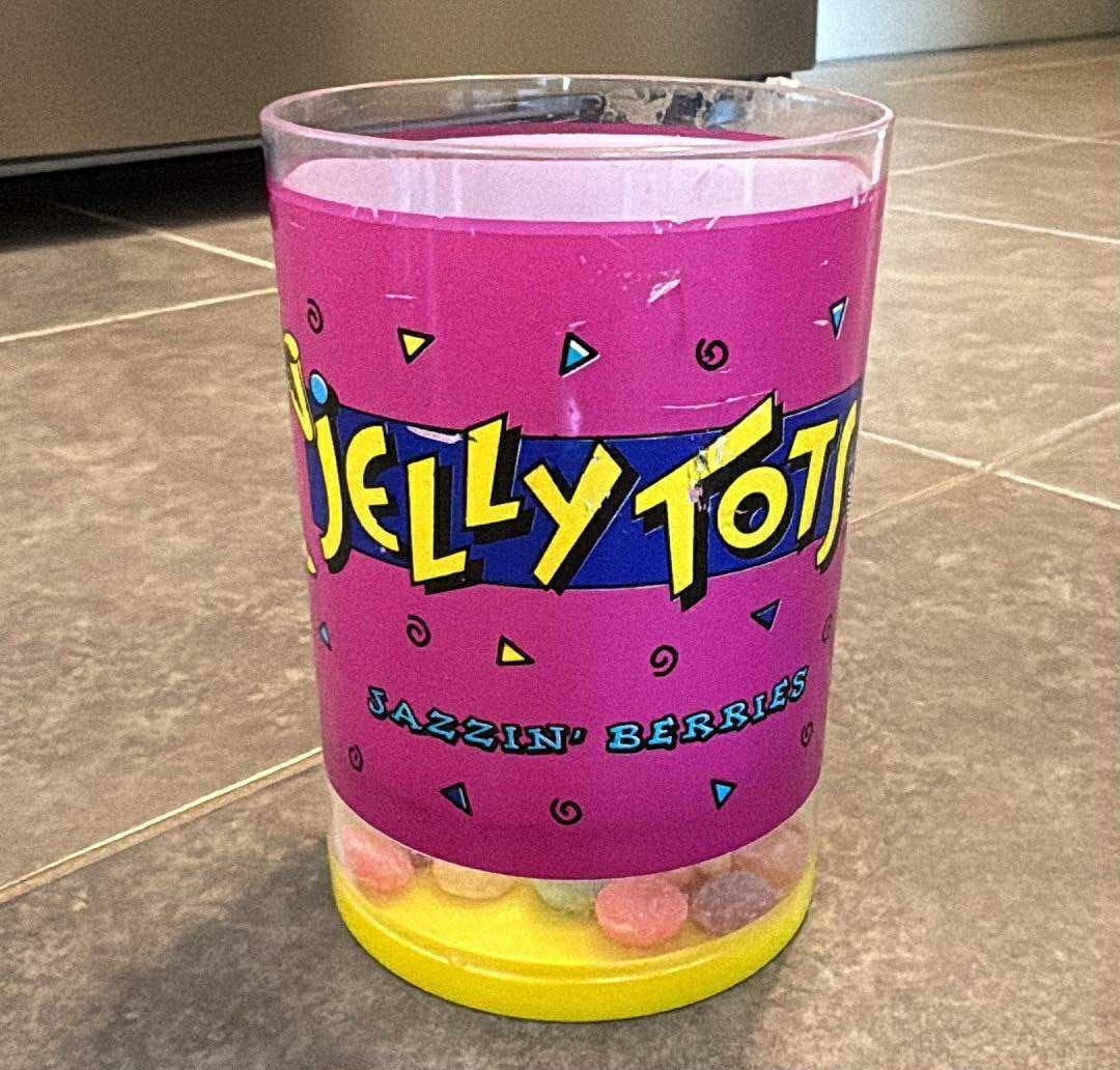 Vintage Wonka Jelly Tots Candy Jazzin Berries Purple Cup Rare Canada - Etsy