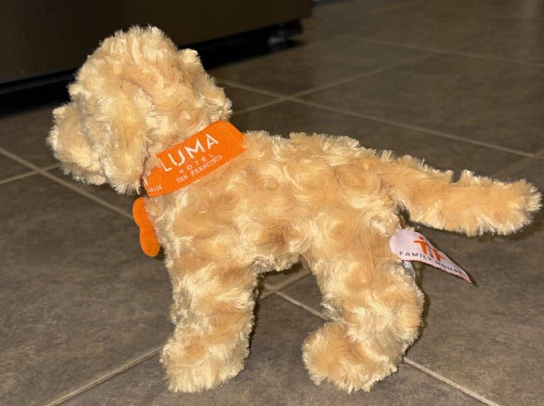 Family House LUMA Hotel San Francisco Plush FOZZY Puppy Dog 8" Golden ...