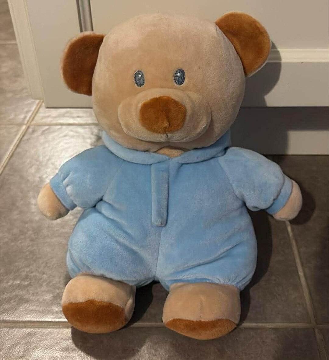 Ty PJ Bear Blue Plush 10" Stuffed Animal Non-removable Pajamas - Etsy