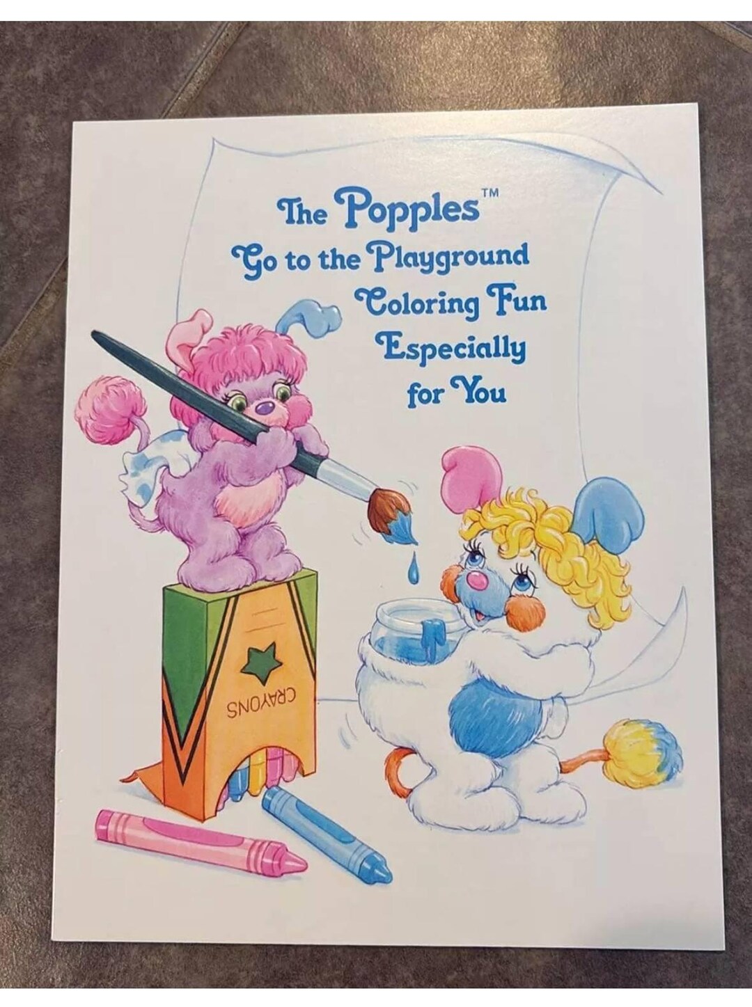 1985 Vintage Popples American Greetings Birthday Card Coloring Book - Etsy
