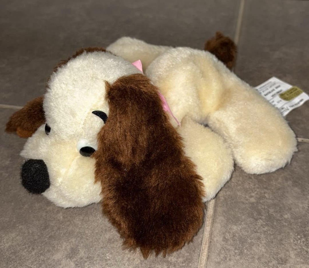 Vintage 1976 Russ Dooby Dog Puppy Plush Stuffed Animal Drooper off ...