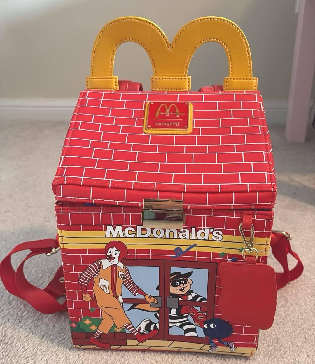 Mcdonald's Happy Meal Mini Backpack Red Bag - Etsy