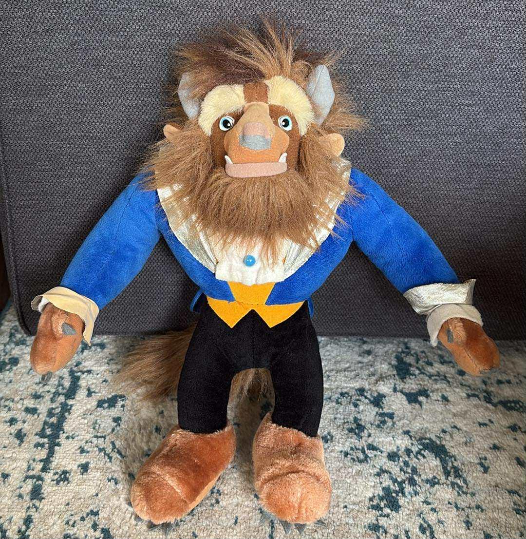 Disney Beast Beauty and the Beast Plush Toy Stuffed Animal Approx 15 ...