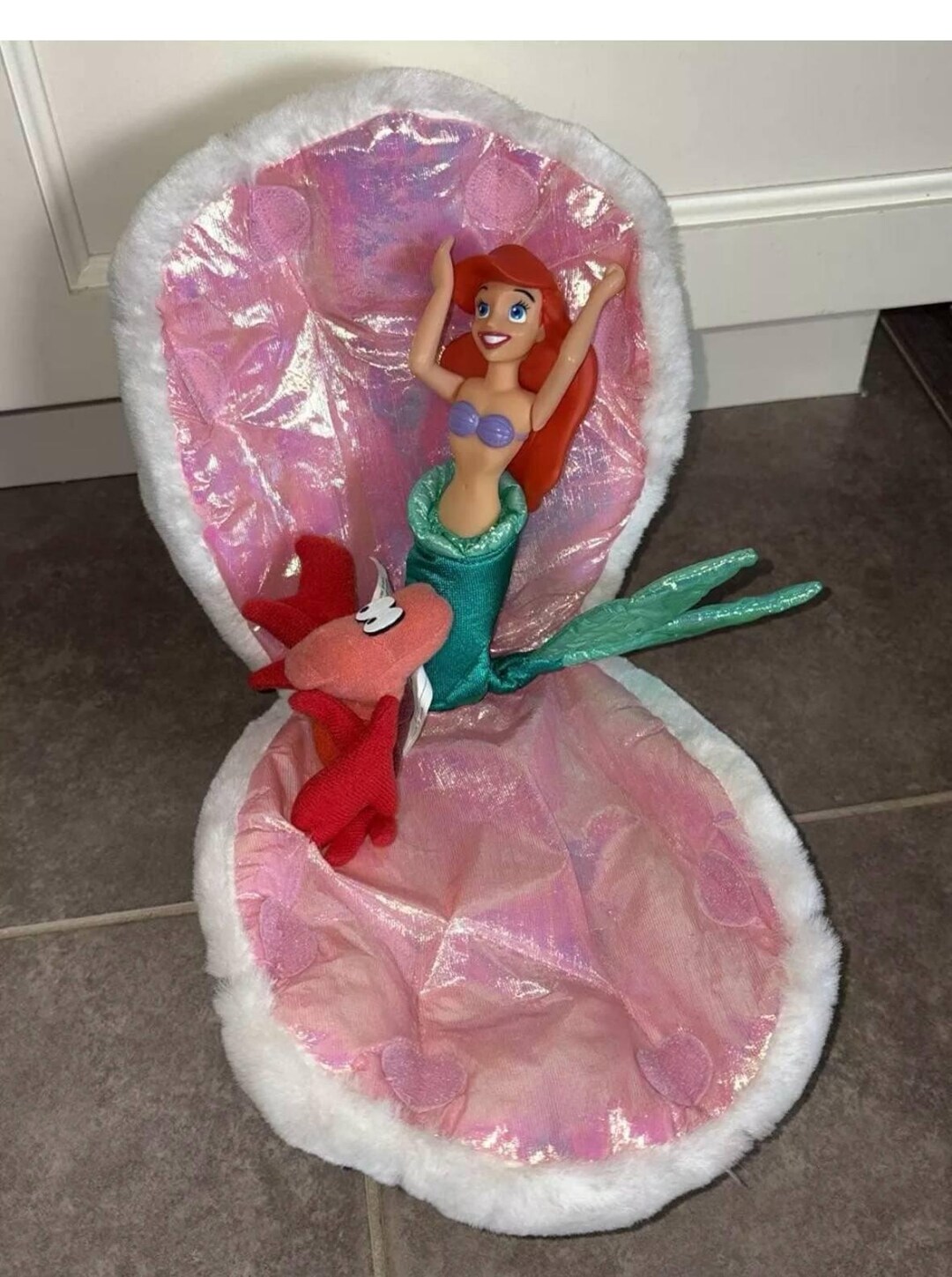 Vintage the Little Mermaid Clam Shell Ariel Hand Puppet Zellers - Etsy