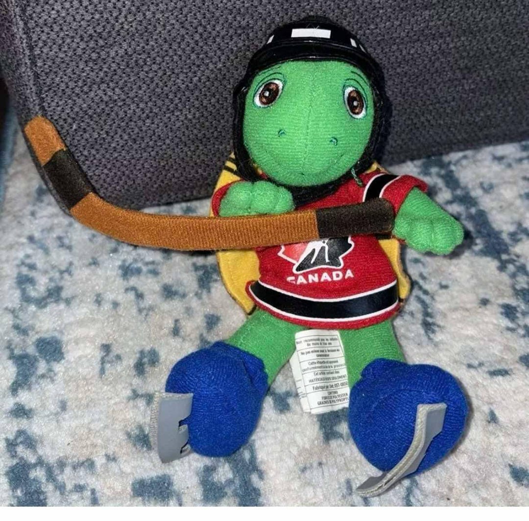 Franklin the Turtle Team Canada Hockey Beanie Plush Toy - Etsy
