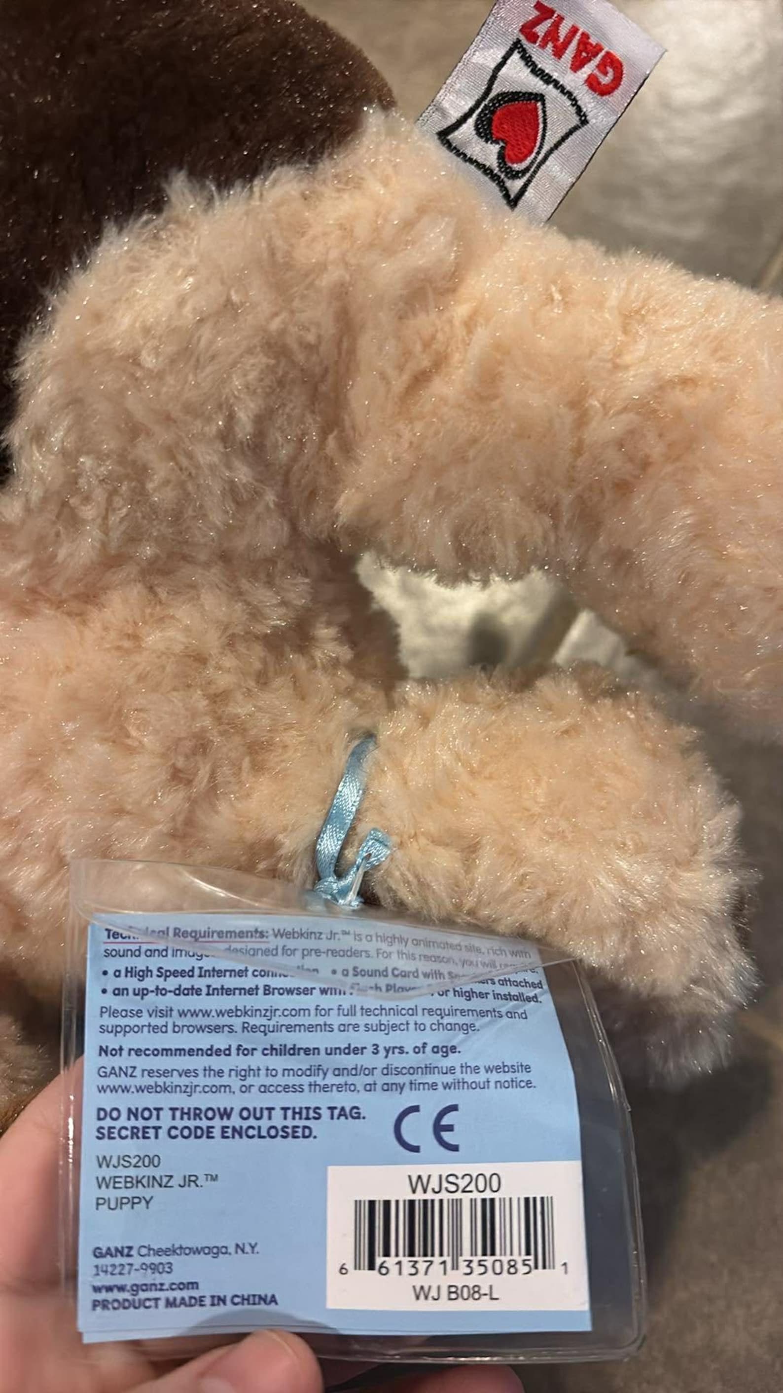 Webkinz JR Tan Puppy Plush With Code Tags Sealed Floppy Stuffed Toy - Etsy