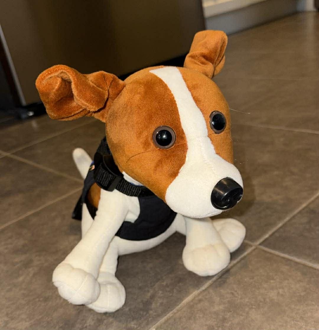 Patron Ukrainian Patriotic Dog Jack Russell Terrier Plush Toy 12 Inch ...