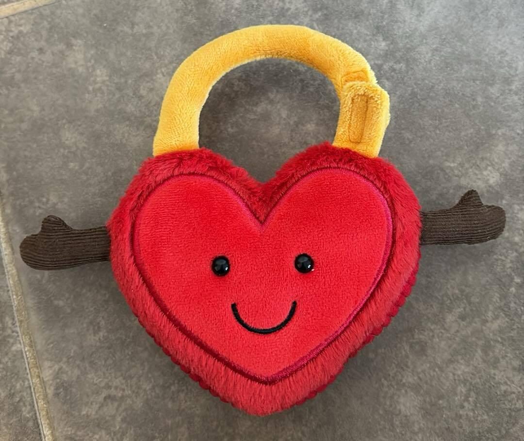 Jellycat Amuseables Val & Tina Love Lock Plush Stuffed Plush Toy ONE ...