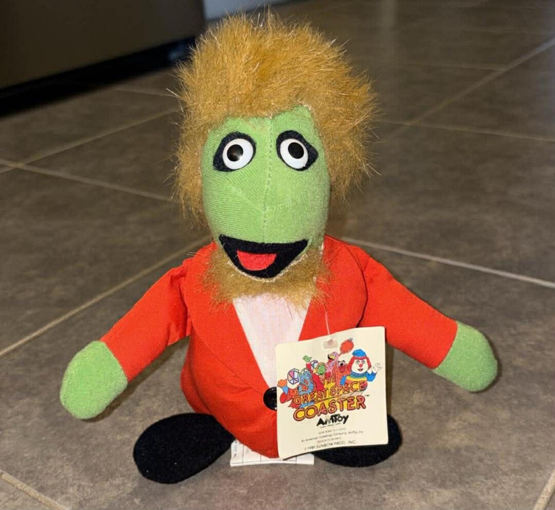 Vintage 1981 Gary Gnu Plush - the Space Coaster Amtoy - Etsy