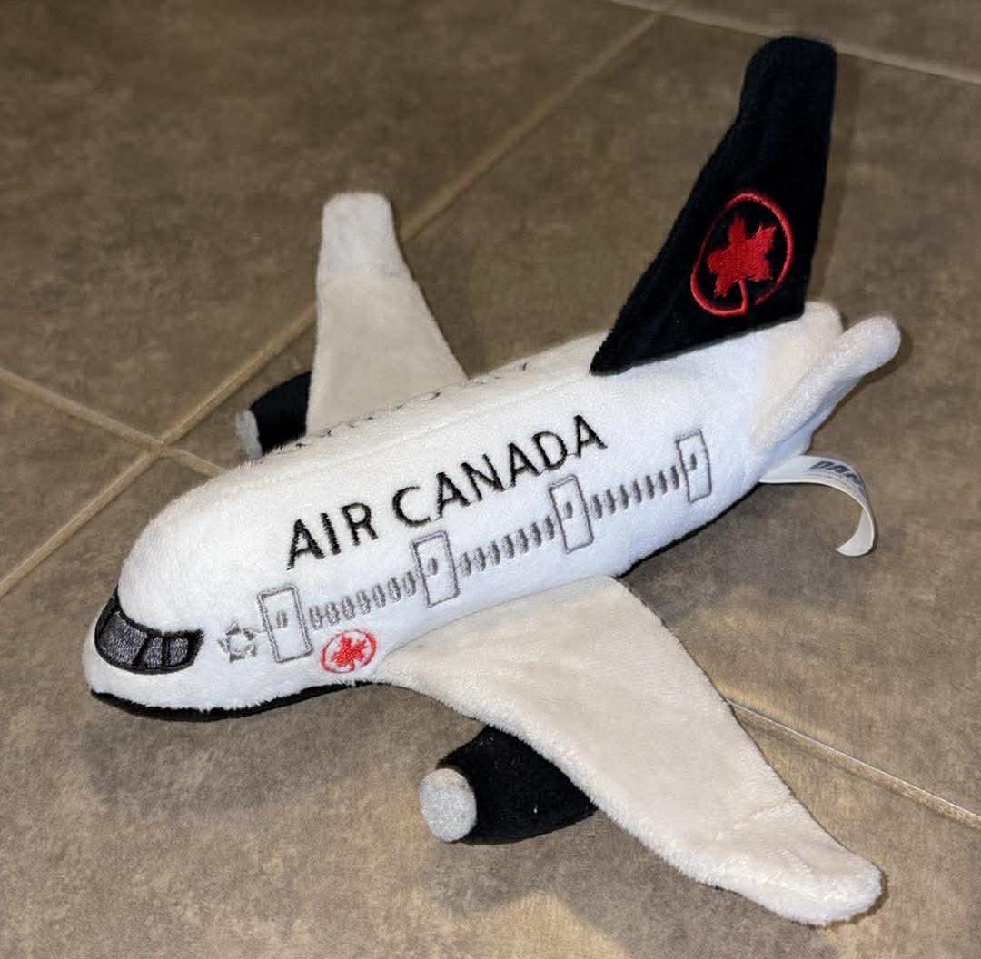 Daron Toys Air Canada Airlines Plush Airplane Toy - Etsy