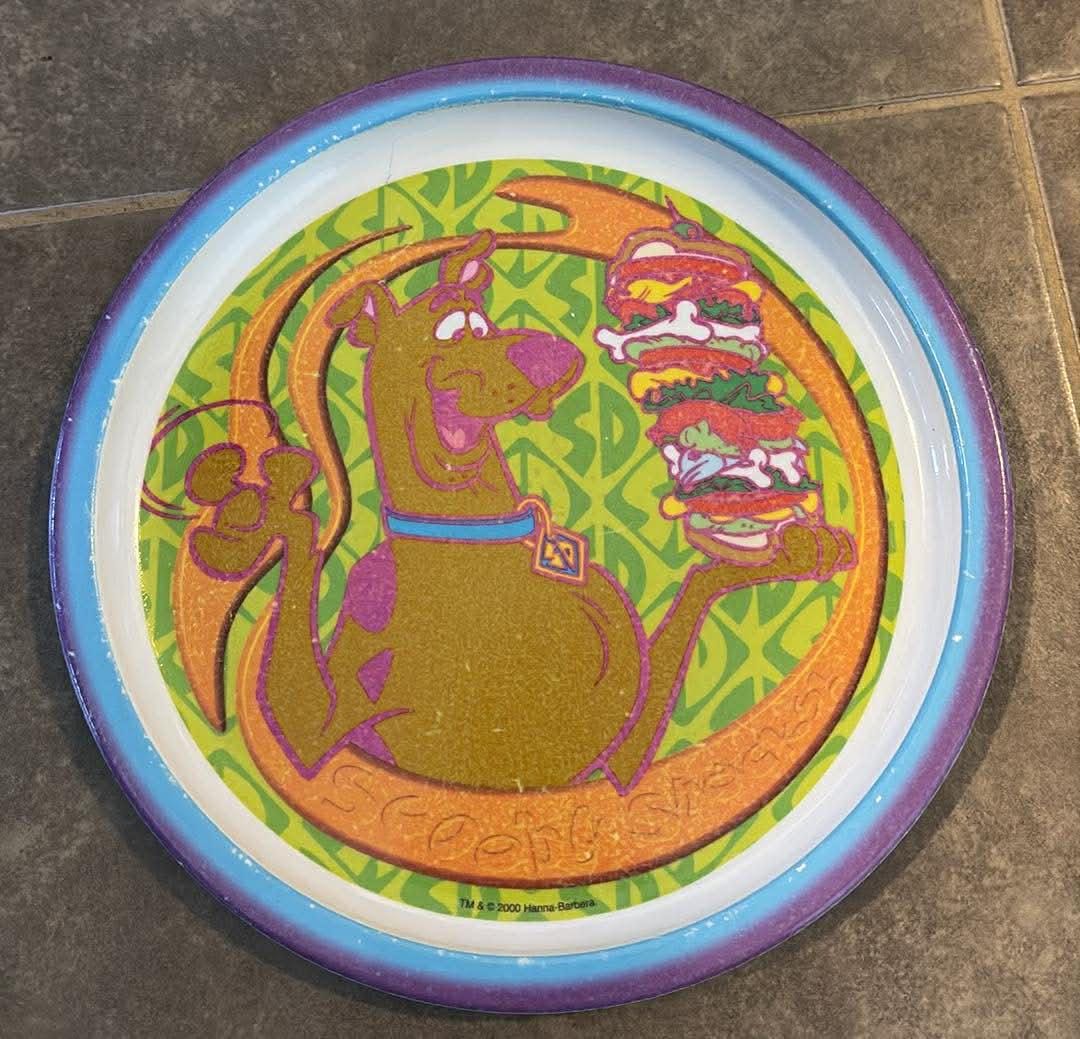 Vintage Scooby Doo Hanna Barbera Kids' Melamine 8" Dinner Plate - Etsy ...