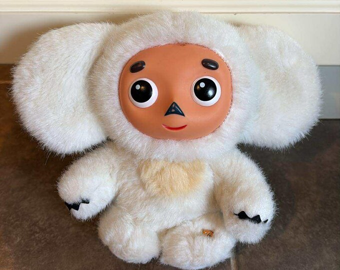 Vintage Cheburashka Big Ear Monkey Russian Plush Toy 7 Inch - Etsy