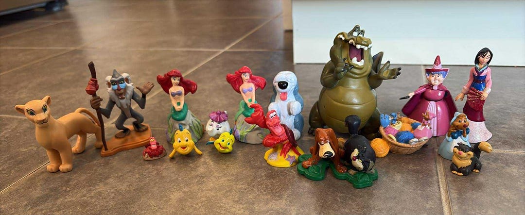 Disney Sleeping Beauty Cinderella Little Mermaid Bruno Lucifer Etc 17 ...