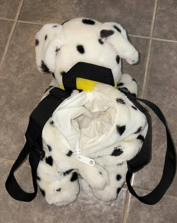 Vintage 101 Dalmatians Plush Back Pack 15" - Gem