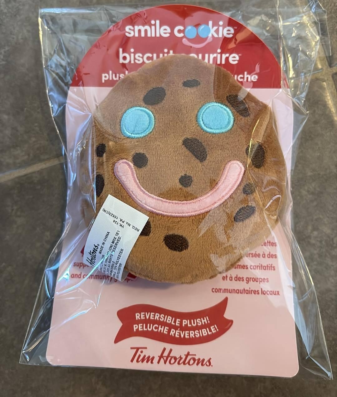 Tim Hortons Smile Cookie Plush Reversible Plush Toy 4 Faces - Etsy