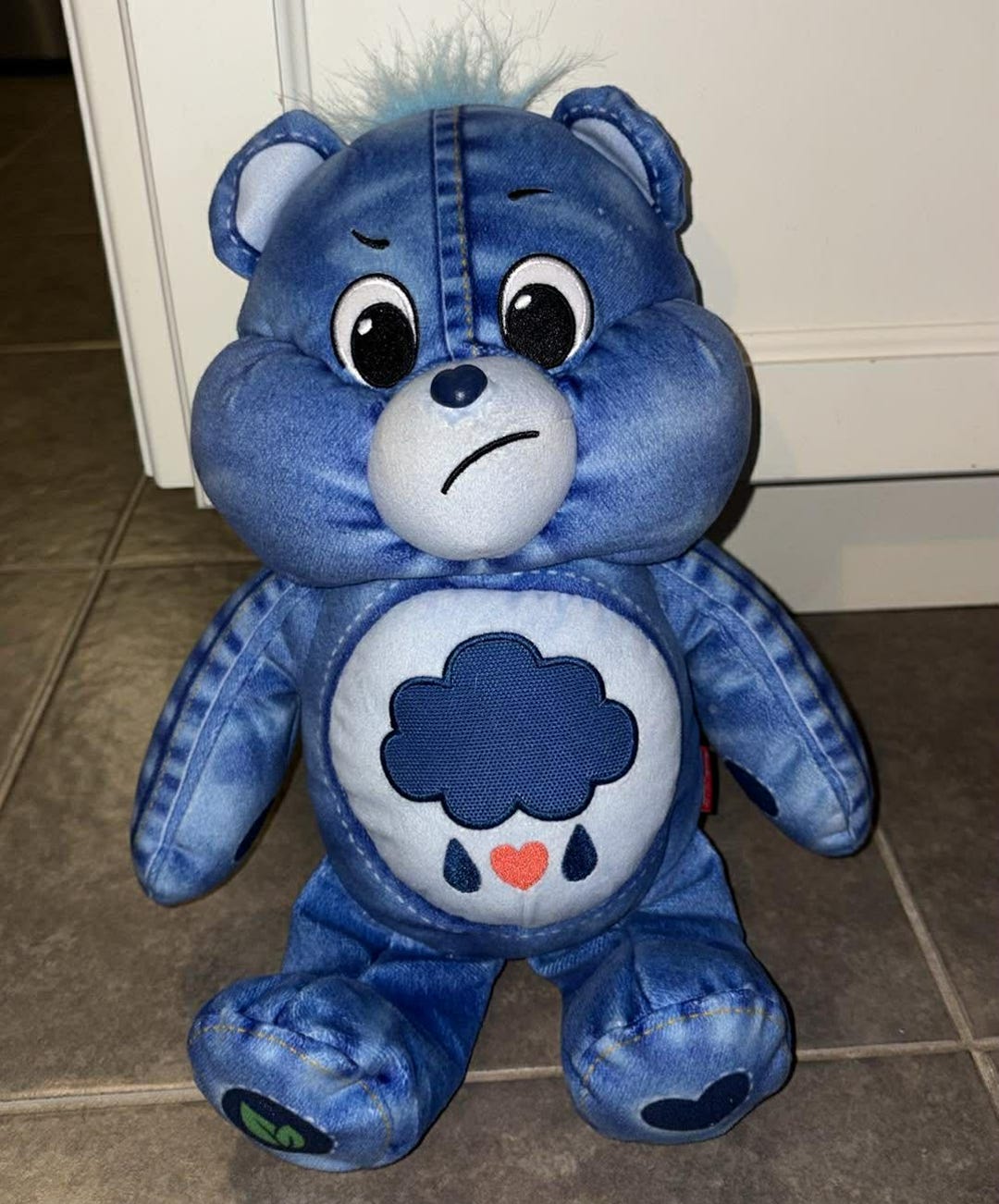 Care Bears Medium Plush Grumpy Bear Doll Denim Plush Toy 14" - Etsy