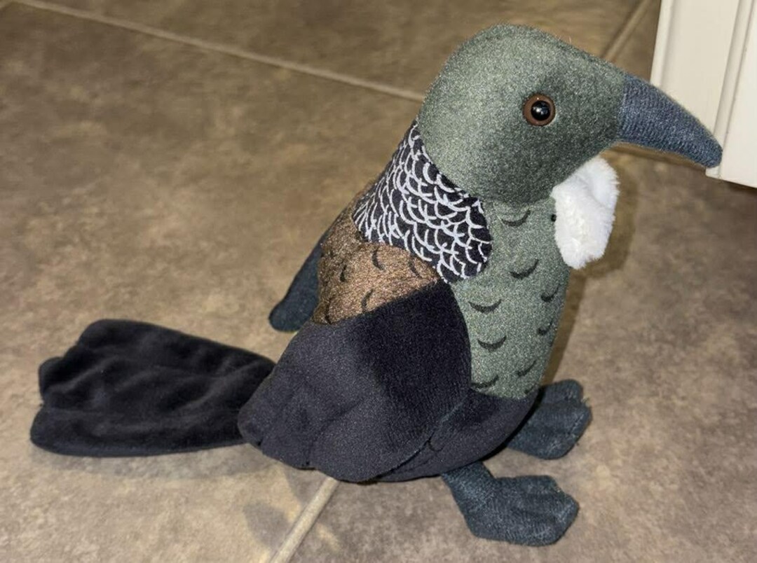 Tui Sound Bird - Soft Toy New Zealand Bird Plush 6 Inch - Etsy