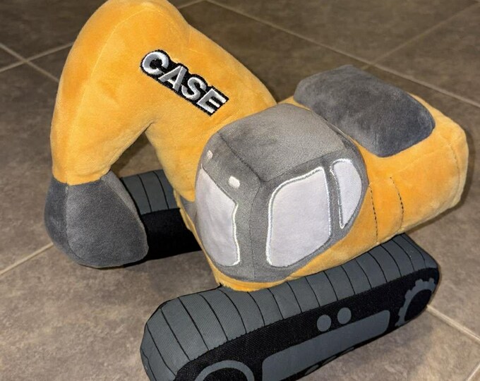 Case Excavator Plush Toy Construction Plush - Etsy
