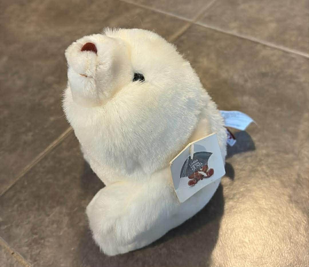 Vintage GUND 1980 Snuffles Stuffed Teddy Bear White 6" - Etsy