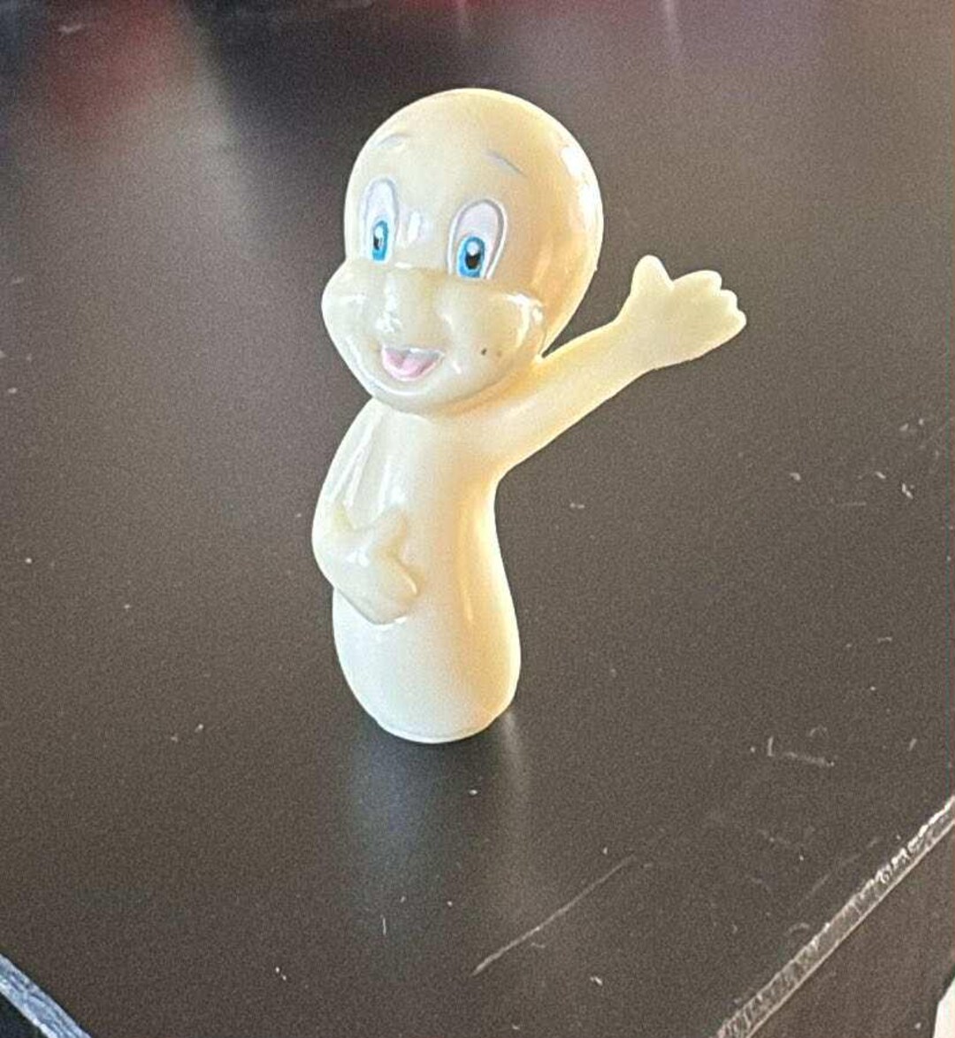1994 Casper the Friendly Ghost Toy Figure 2" SMALL Glow in the Dark - Etsy