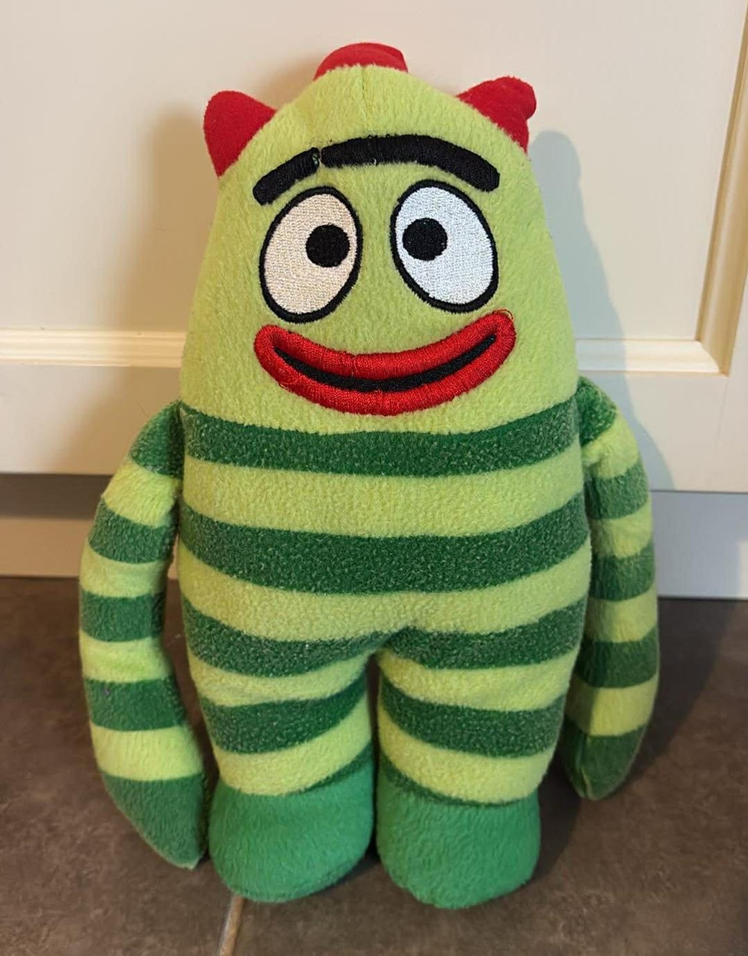 Yo Gabba Gabba Nanco Brobee Stuffed Animal Green 10 Inches - Etsy