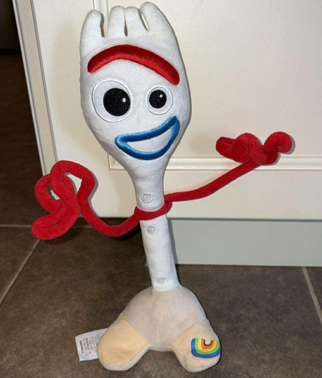 Disney Toy Story Fork Stuffed Plush Toy Bendable Arms 10” Tall - Etsy