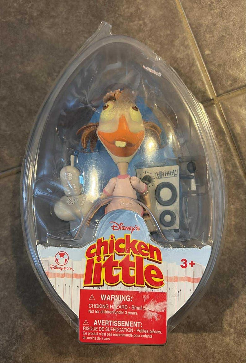 Chicken Little Abby Mallard Duck Poseable 6" Action Figure Toy Disney ...