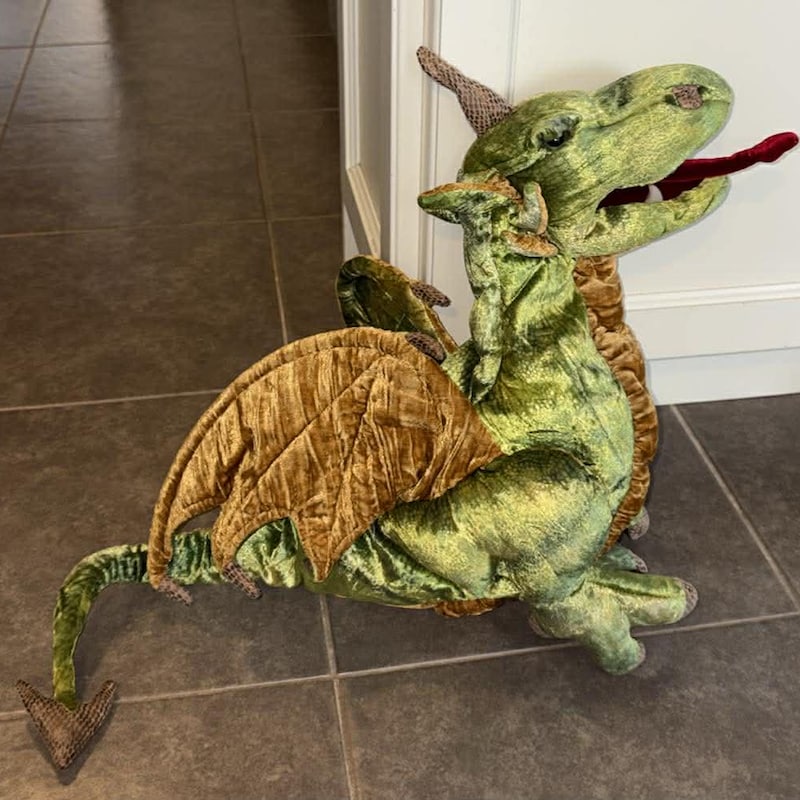 Realistic Dragon Puppet - Etsy