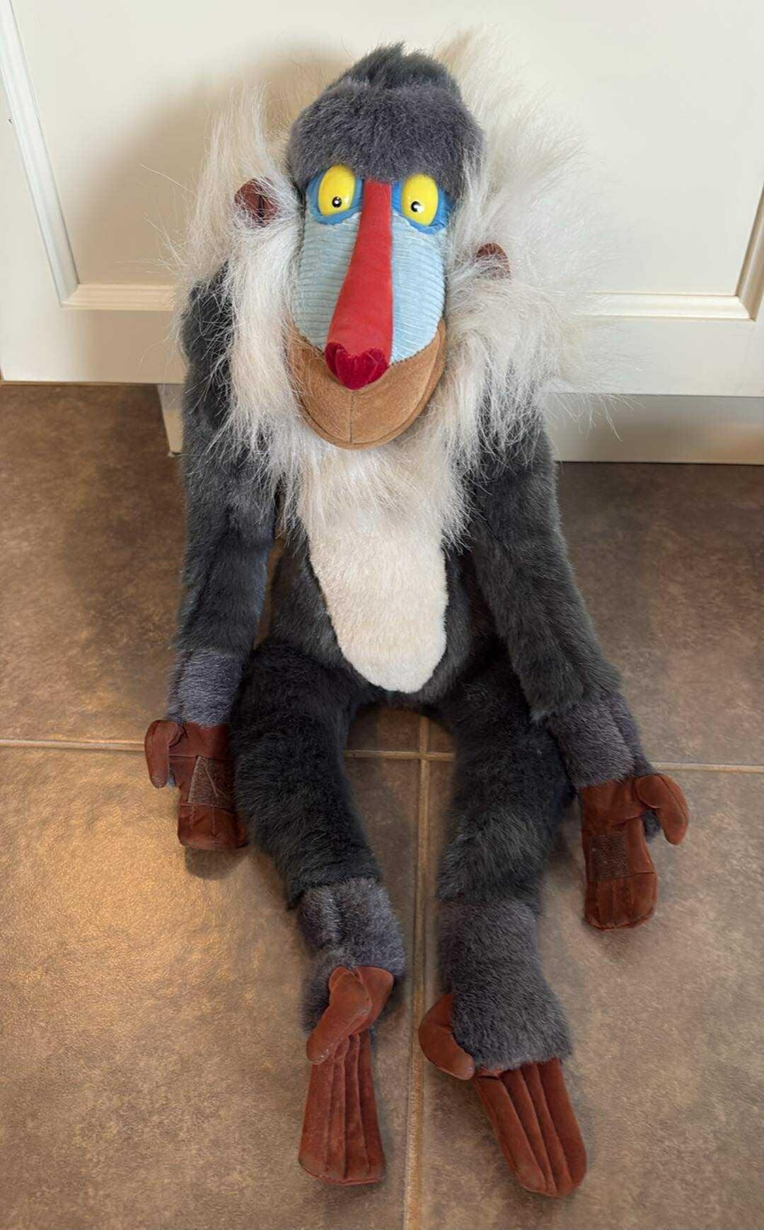 Vintage Disney the Lion King Large 19" Rafiki Plush Stuffed Monkey ...