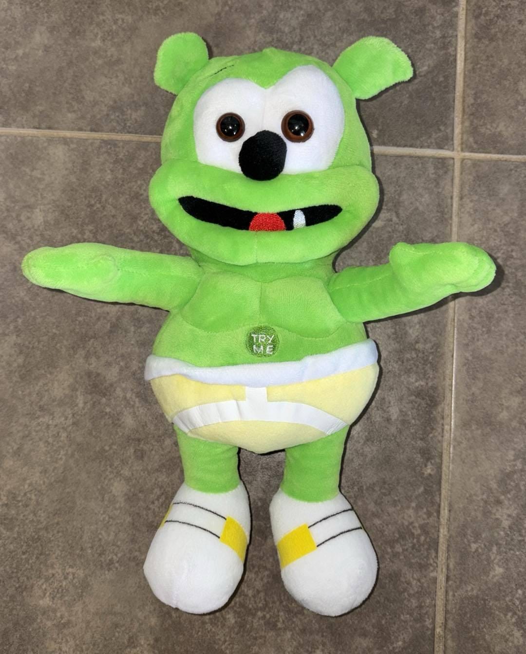 Gummy Bear Plush Green Singing 10" Stuffed Animal I'm A Gummy Bear - Etsy