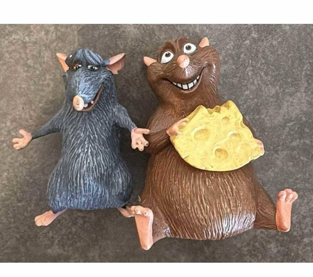 Disney Pixar Ratatouille 3” Django and Emile Figures/cake Toppers - Etsy