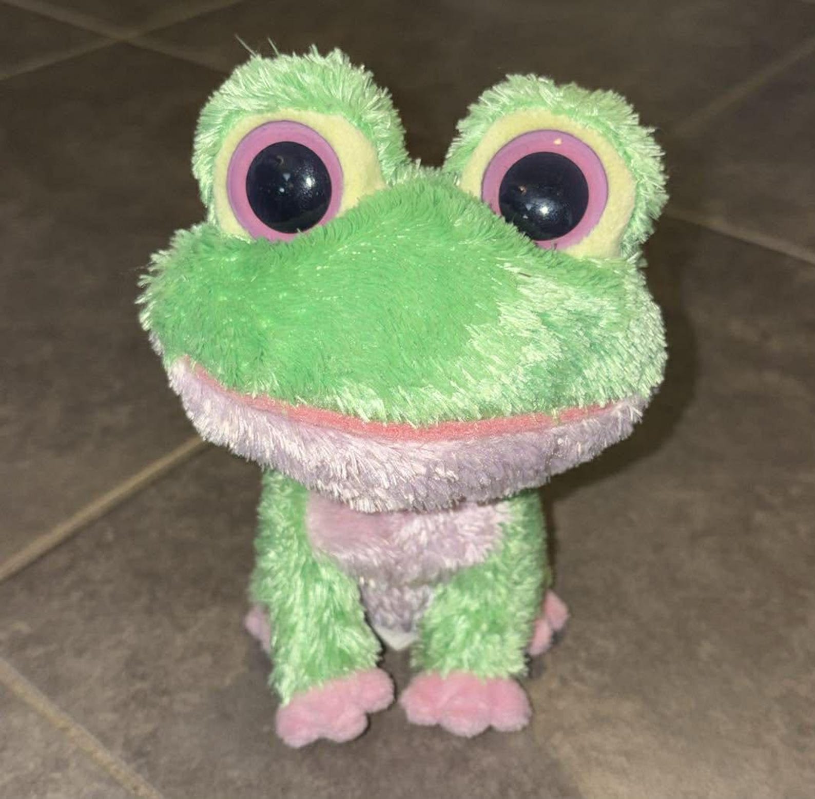 Ty Beanie Boos Kiwi Frog Plush Toy (6" Retired, No Heart Tag) - Etsy