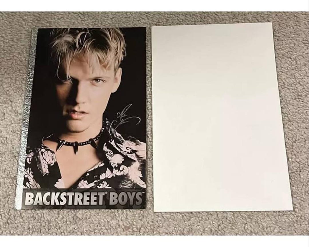 2001 Nick Carter Backstreet Boys Birthday Greeting Card With Envelope ...