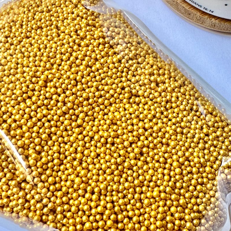 Gold Edible Balls - Etsy